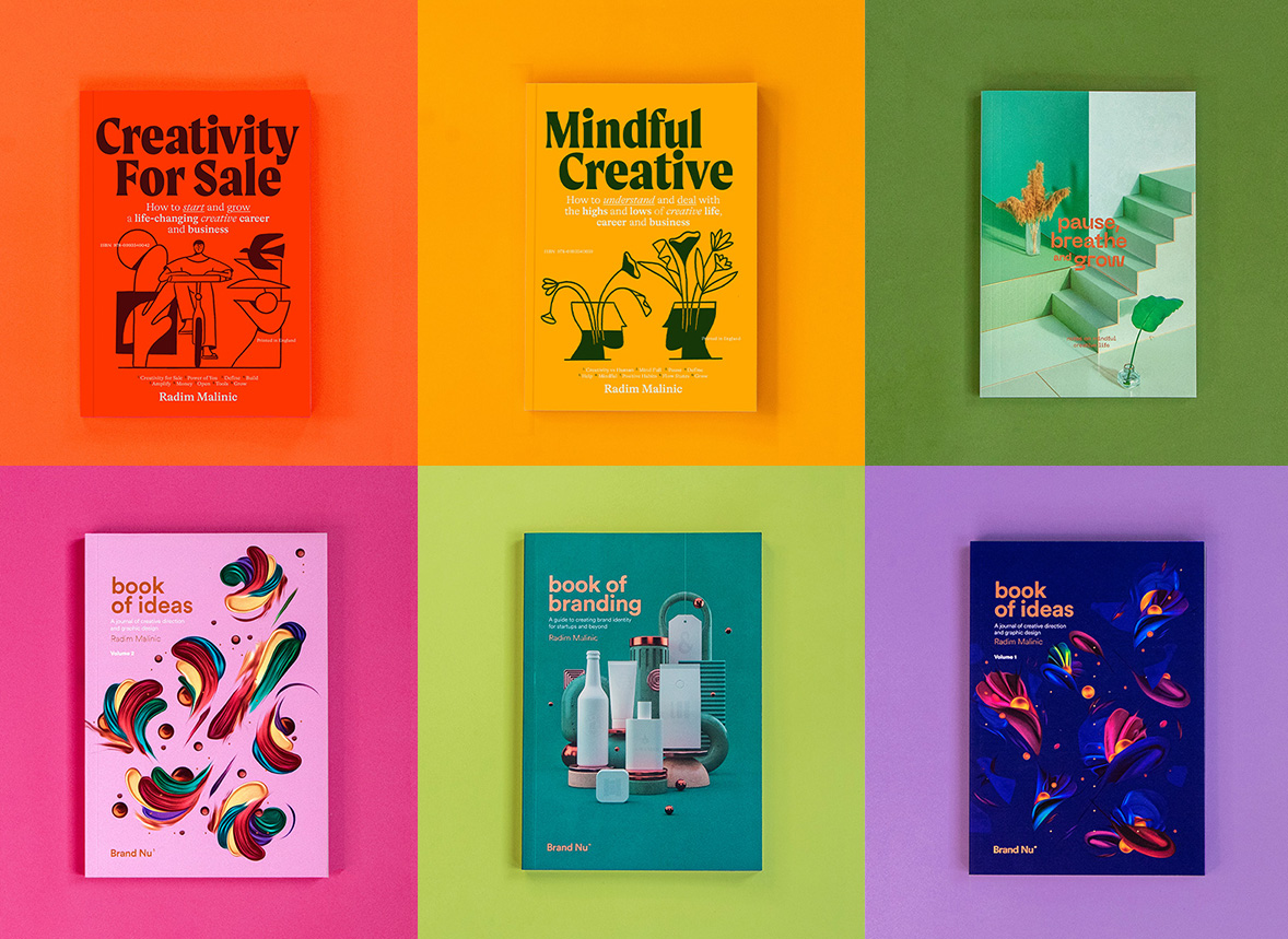 Brand Nu Books - Graphic design, Branding and Creative books